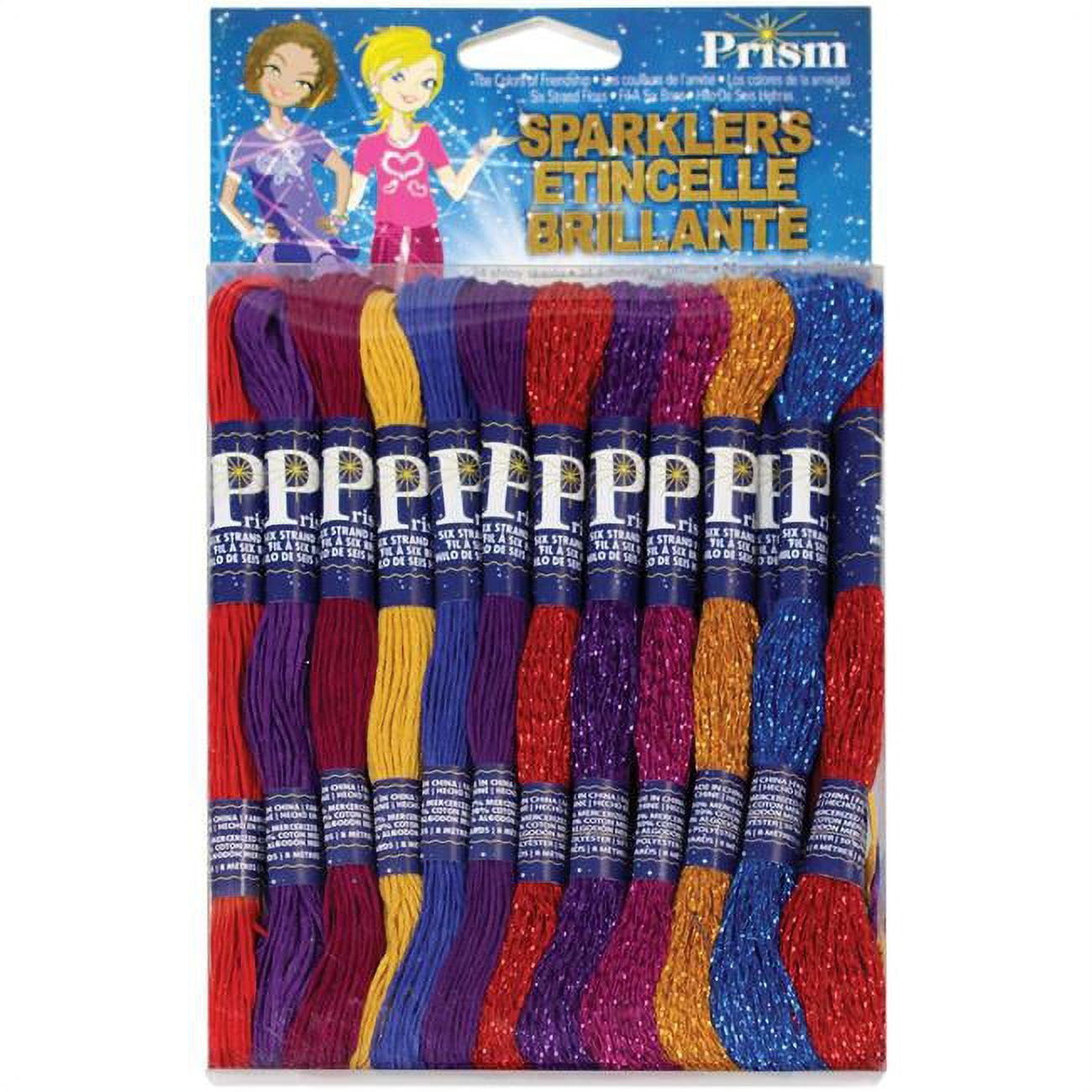 Prism 6-Strand Floss Pack 8.7yd 24/Pkg-Sparklers - Walmart.com