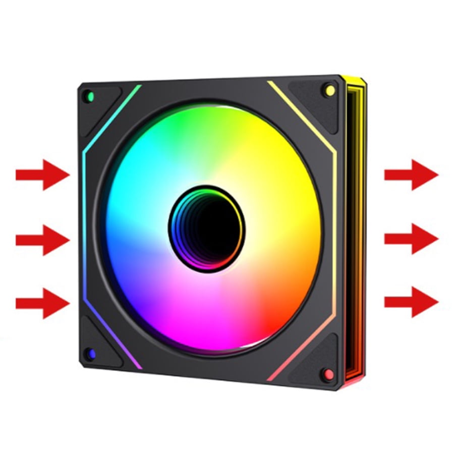 Prism 7 Pro 120mm ARGB Fan – Infinity Mirror Daisy Chain Design with ...
