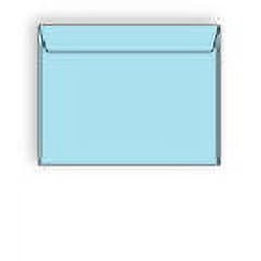 Prism® Blue Colored Booklet Envelopes, 6" x 9", Pastel Colored Sulphite ...