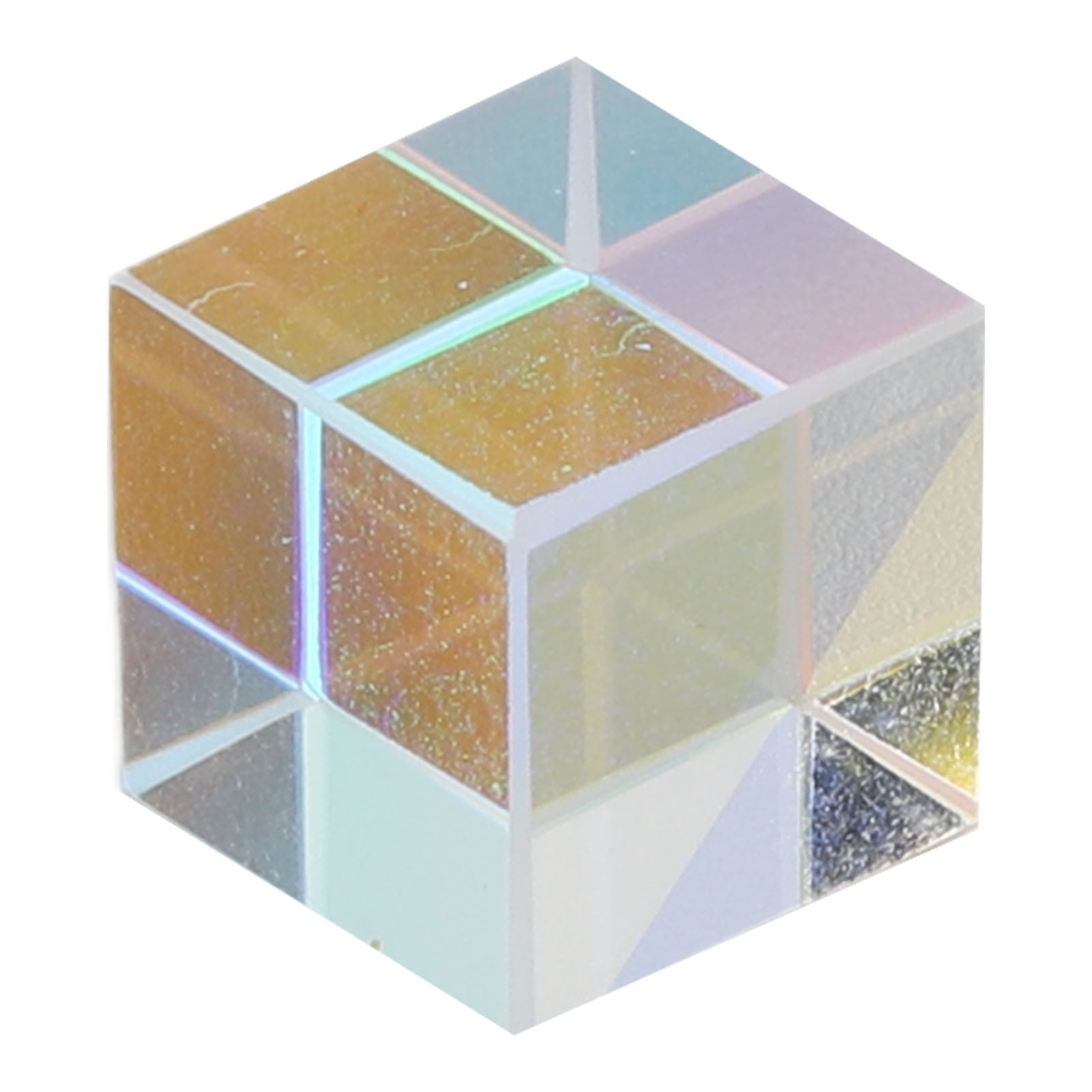 Prism Cube Optical Glass Prism Cube Multi Color Photography Props ...