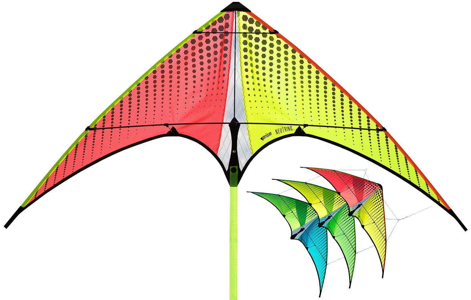 Prism Neutrino Stacker Kite - Orange/yellow - Walmart.com