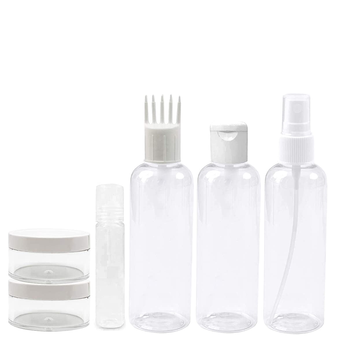 PrismaPac MultiPurpose Empty Bottles Containers Reusable Travel Kit Set ...