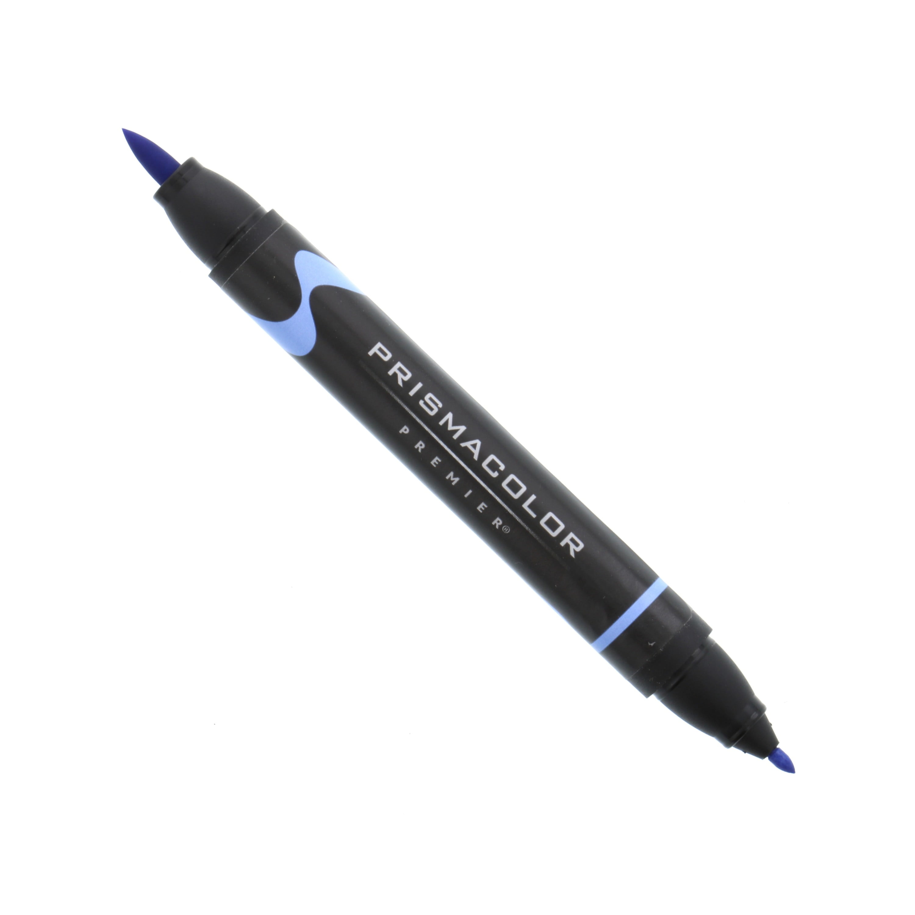 Prismacolor Premier Double-Ended Art Marker, Brush/Fine, Blue Slate ...