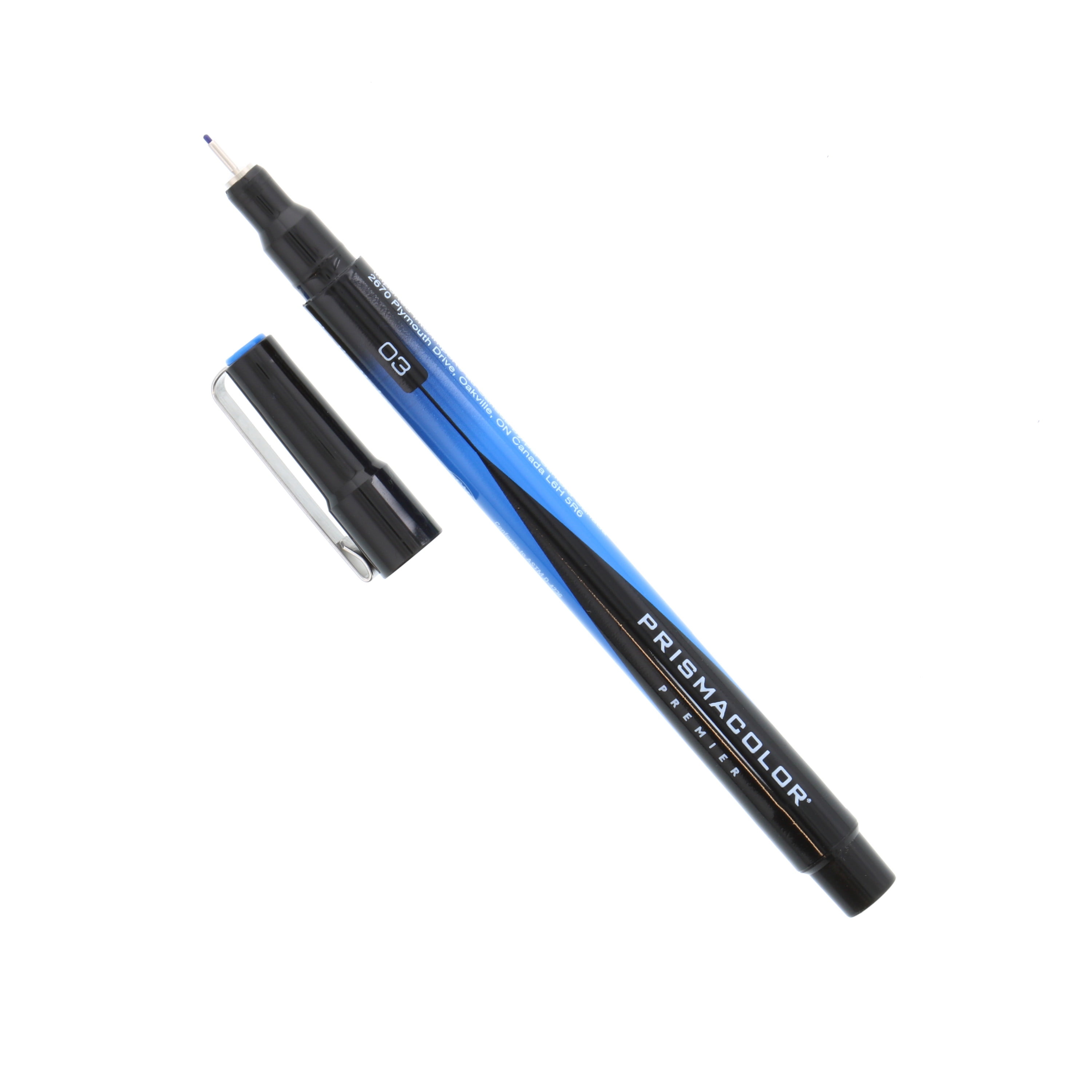 Prismacolor Premier Fine Line Marker, .3mm, Blue - Walmart Business ...