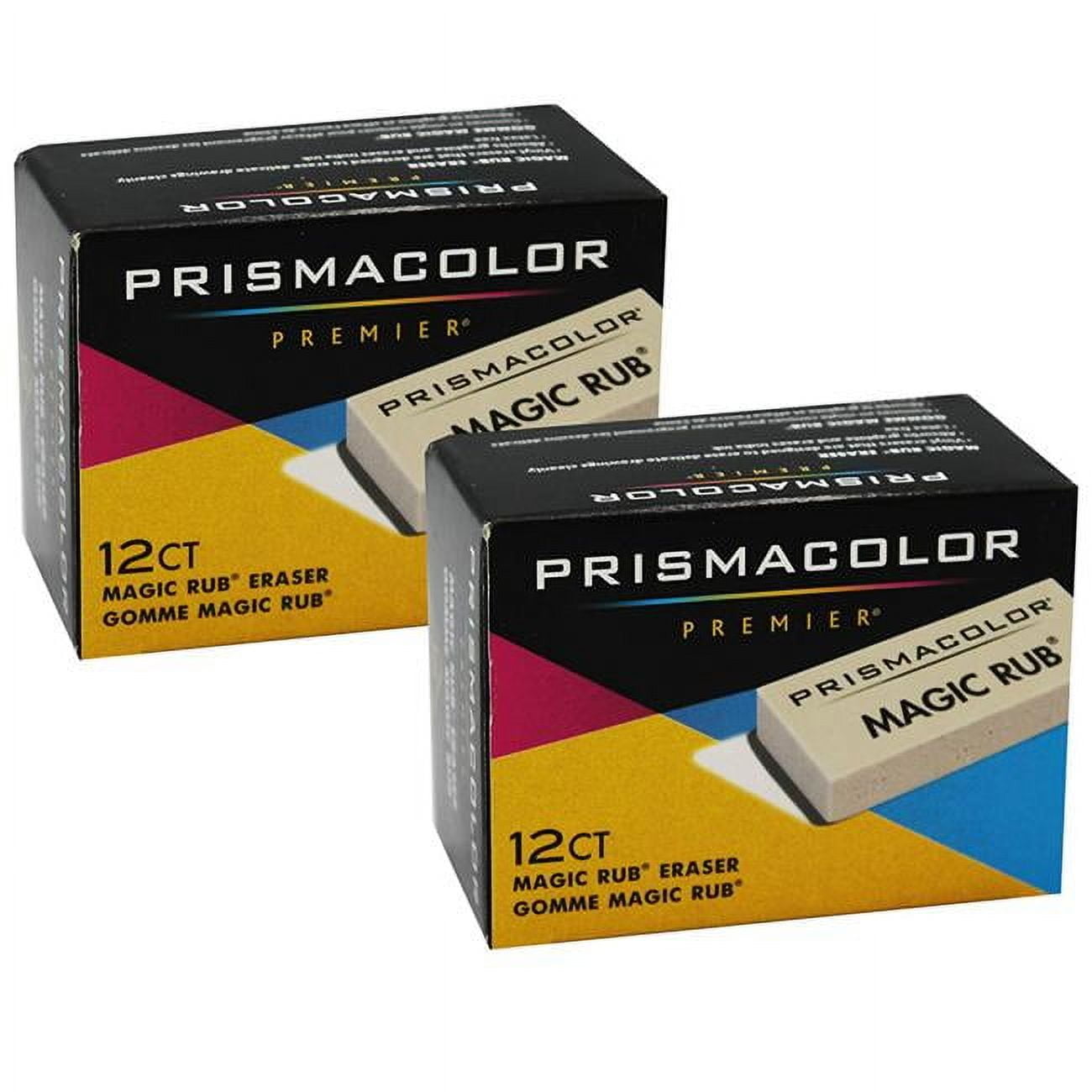 Prismacolor Premier Magic Rub Eraser, 12 Per Pack, 2 Packs - Walmart.com