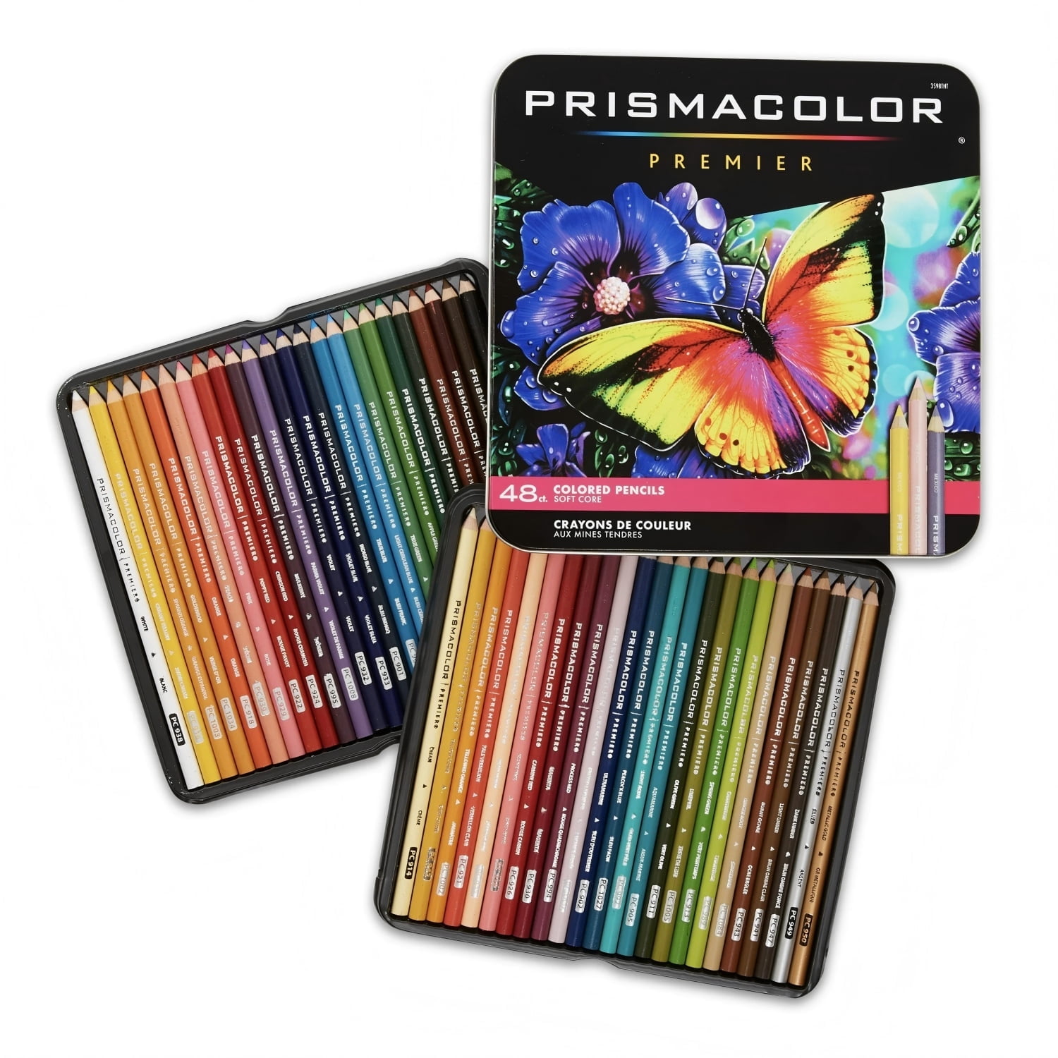 Prismacolor Premier Soft Core Colored Pencils, Assorted Colors, - Set ...