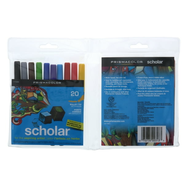 Prismacolor Scholar Marker Set, 20-Colors - Walmart Business Supplies