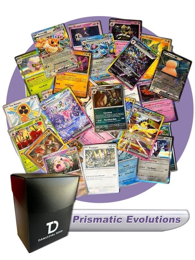 Prismatic Evolutions Pokémon Card Compatible TCG Random Assortment ...