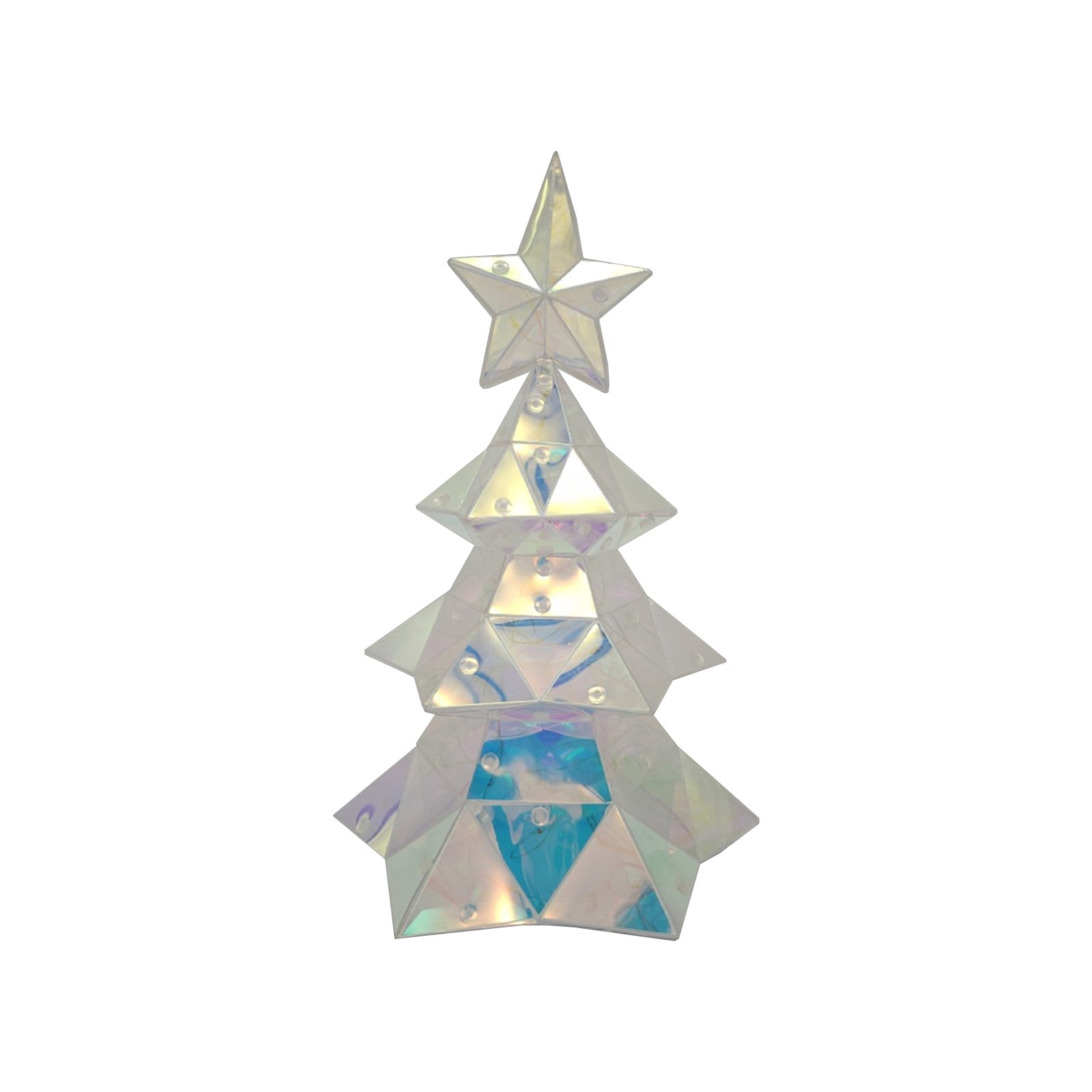 Prismatic Iridescent Christmas Tree Light Decorations, Prismatic ...