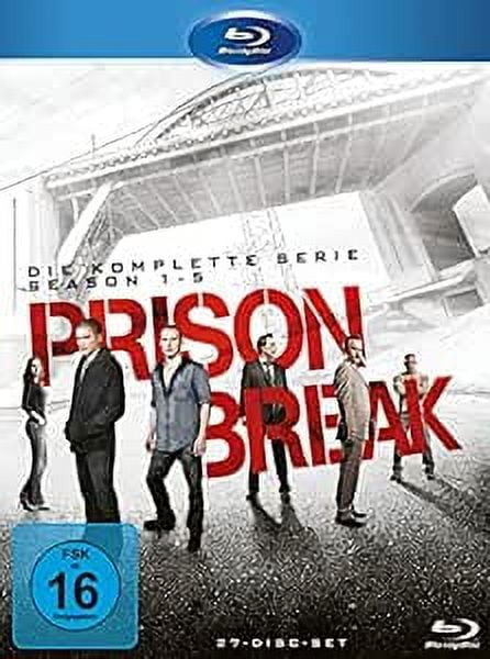Prison Break (Complete Series 1-5) - 27-Disc Set [ Blu-Ray, Reg.A/B/C ...