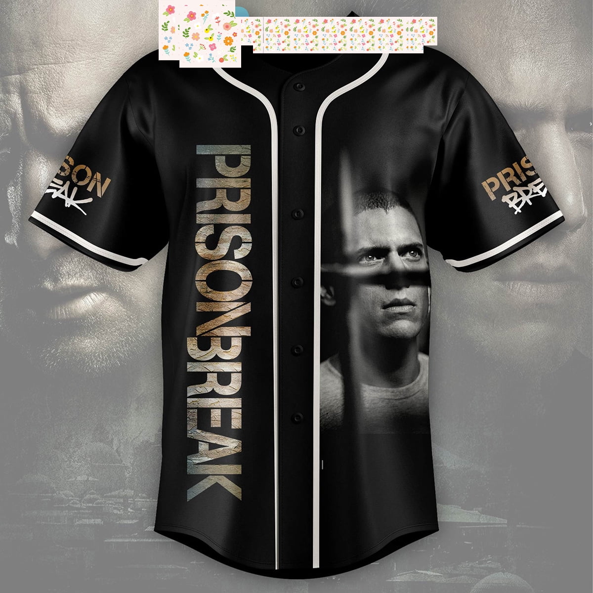 Prison Break Trust No One In Prison Baseball Jersey - Walmart.com