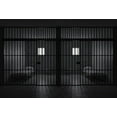 Prison Dark Scary Jail Cell Bars Backdrop Crime Scene Picture Mugshot ...