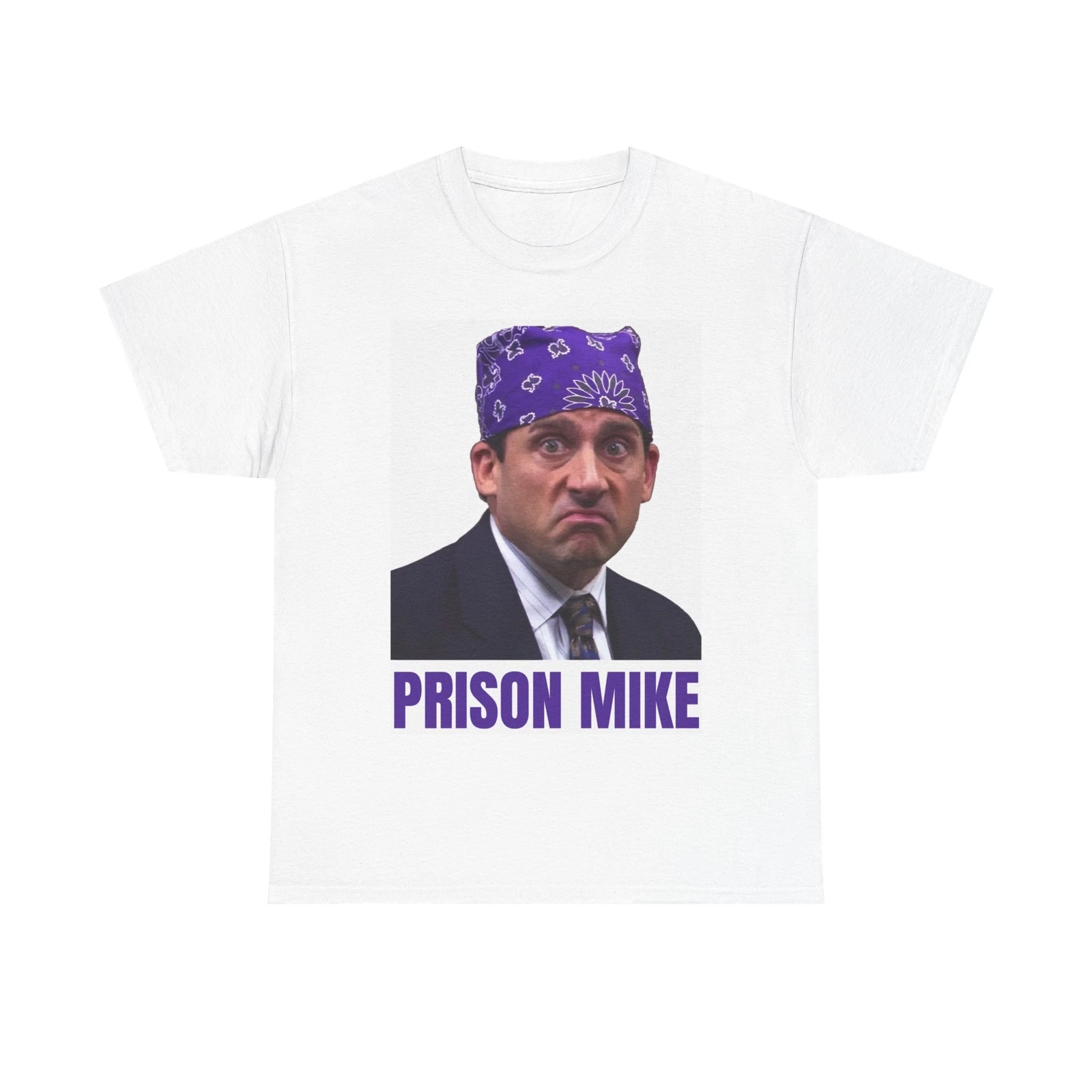 Prison Mike Tshirt The Office Michael Scott Comedy Unisex Heavy Cotton ...