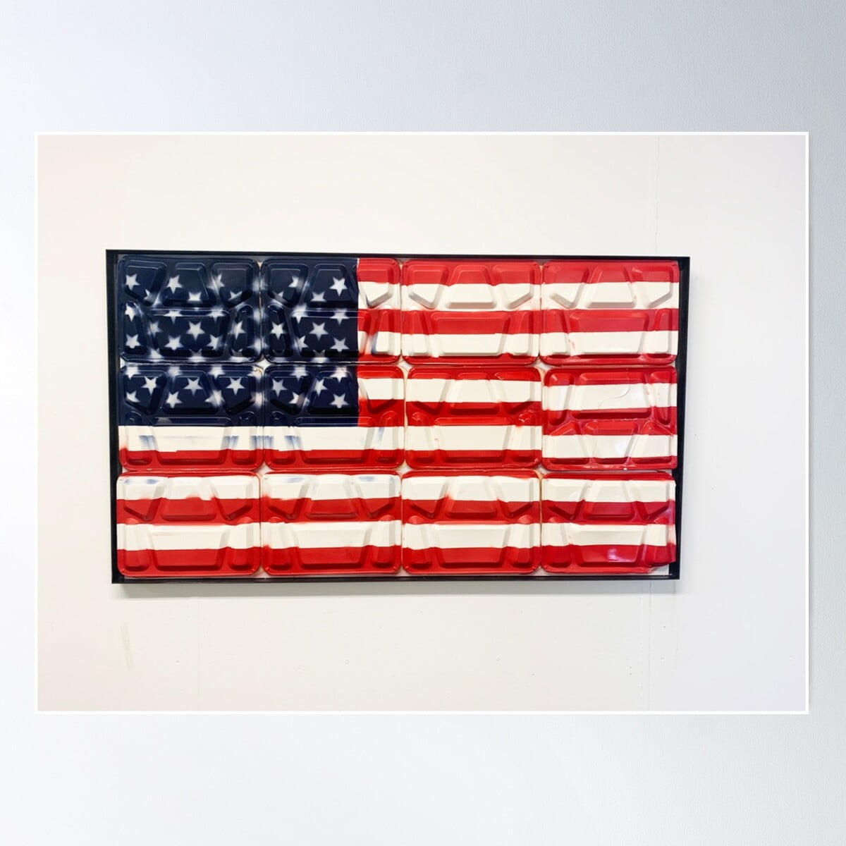 Prison Trey Flag Poster Wall Art, Modern Wall Decor For Living Room ...
