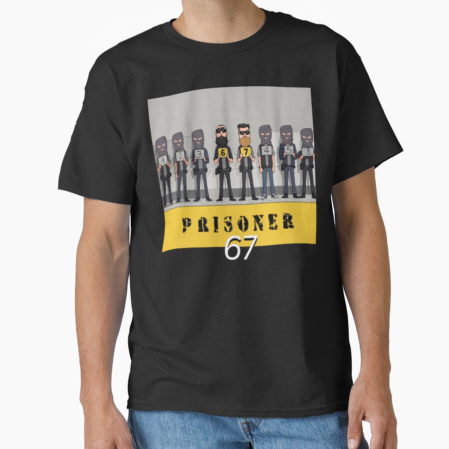 Prisoner 67 Number Six Seven TV Show Fan Vintage Retro Graphic Unisex T ...