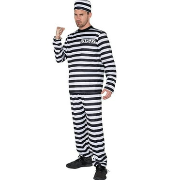 Boo! Inc. Intimate Inmate Women's Halloween Costume Orange Black ...