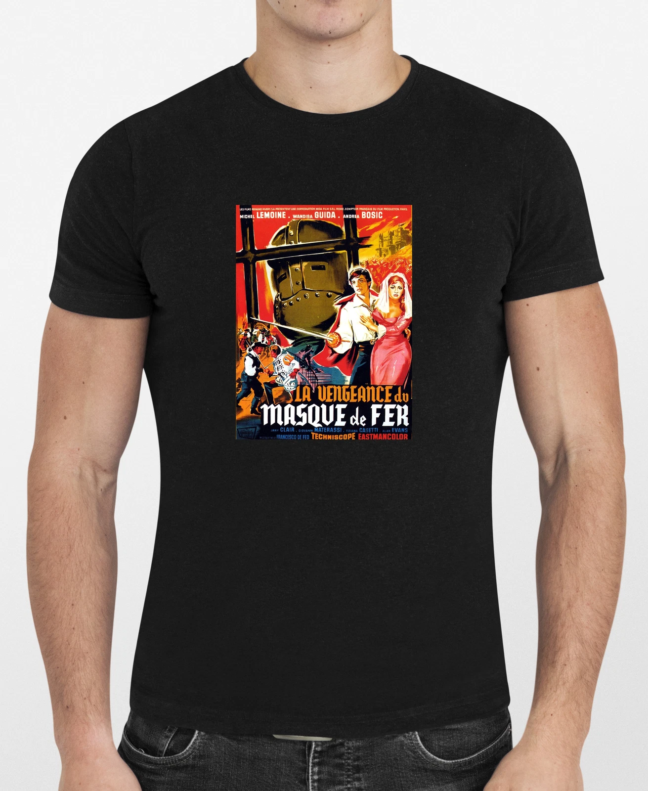 Prisoner Of Iron Mask 03 Movie Poster Graphic T Shirt Men or Women NEW ...