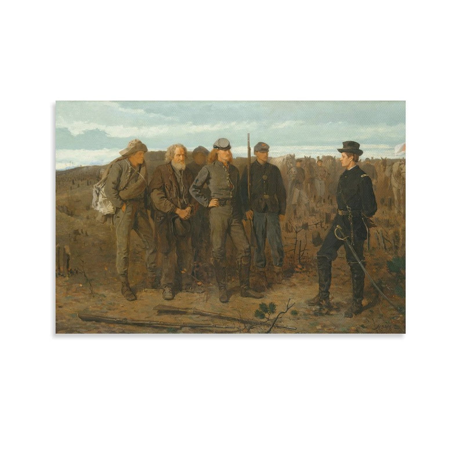 Prisoners from The Front Winslow Homer Room Aesthetic Poster Print Art ...
