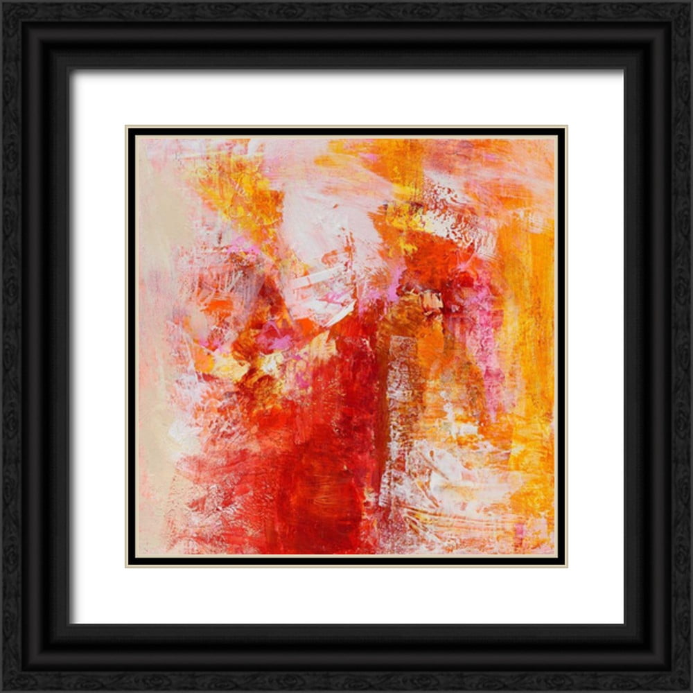 Pristas, Tracy Lynn 15x15 Black Ornate Wood Framed with Double Matting ...