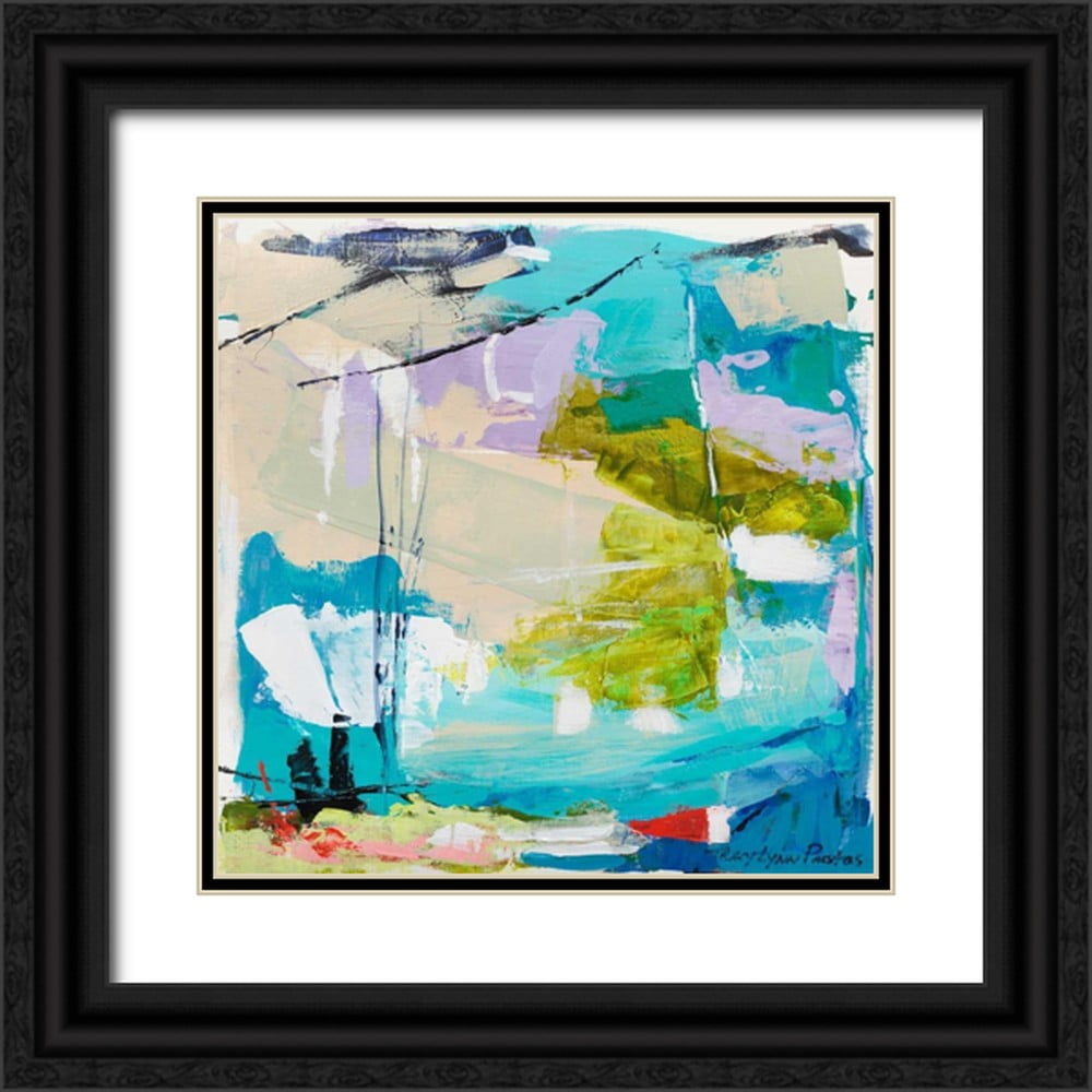 Pristas, Tracy Lynn 15x15 Black Ornate Wood Framed with Double Matting ...