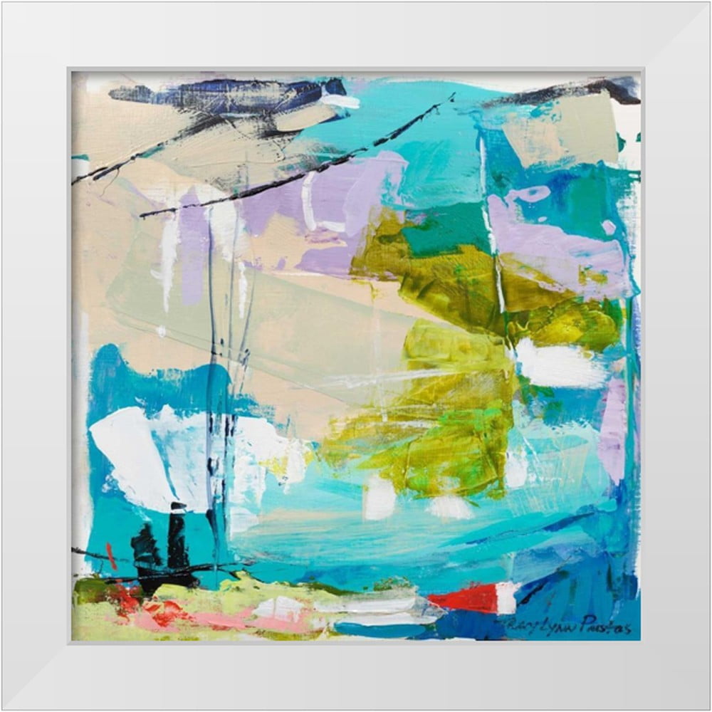 Pristas, Tracy Lynn 26x26 White Modern Wood Framed Museum Art Print ...