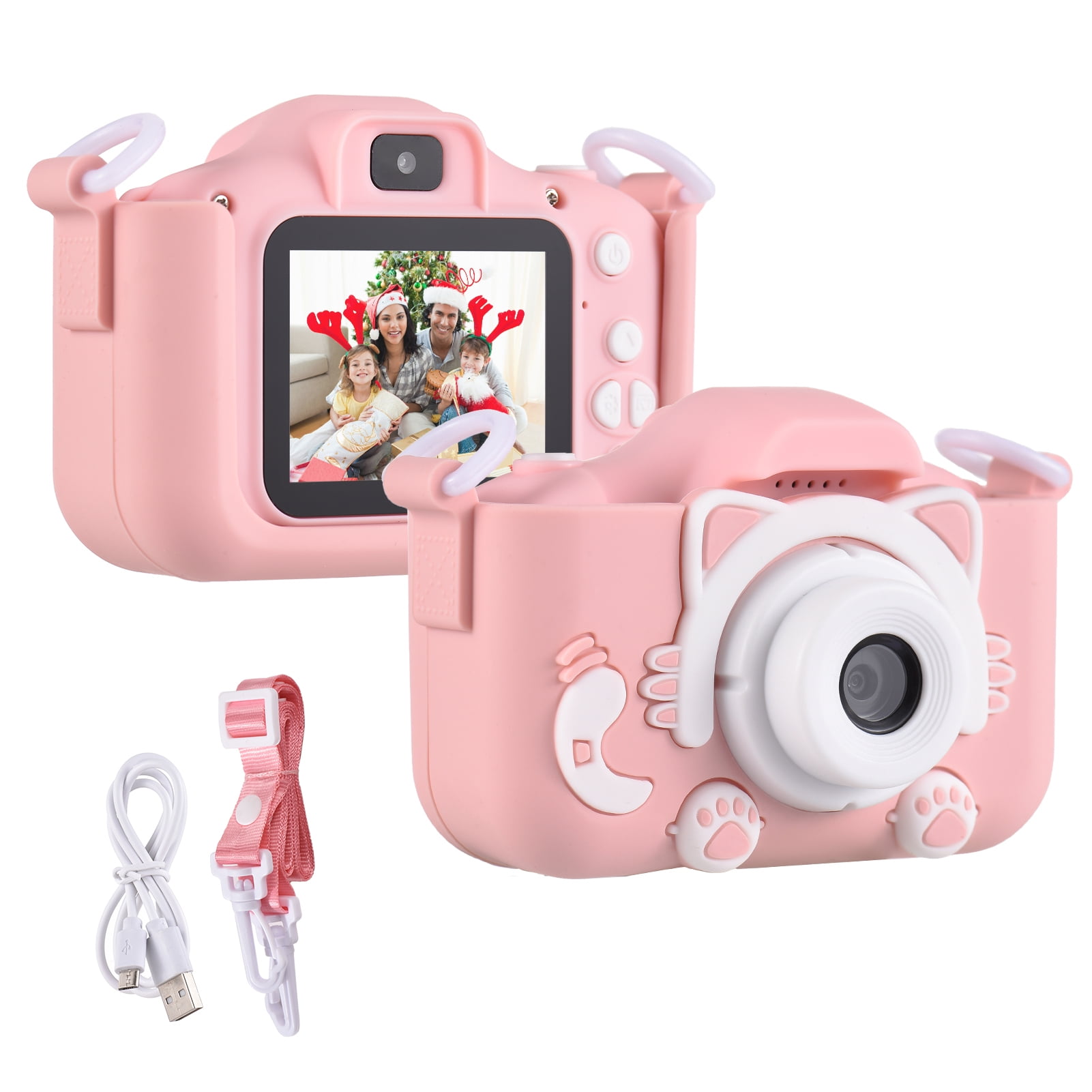 Pristin Camcorder,Frames Neck Birthday 1080P Video Camera Built-in ...