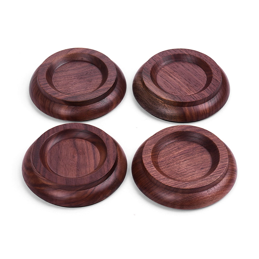 Pristin Caster Cups,Cups Coaster Wood Piano Caster Cups Wood With -slip ...