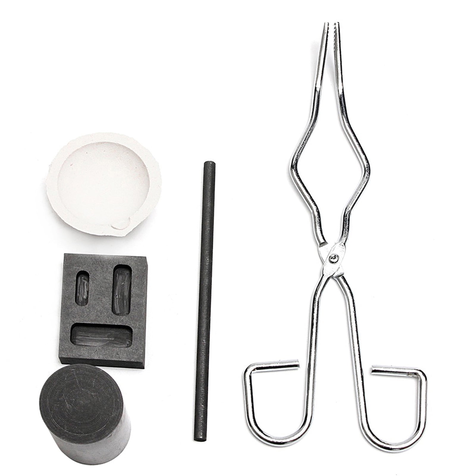 Pristin Casting Kit,Tool Silver Kit Metal Set Crucible Tool 5pcs Kit ...