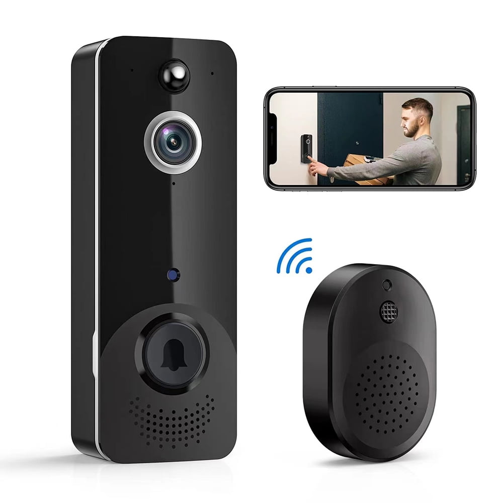 Pristin Doorbell,Video doorbell Wireless Infrared Vision Real-time ...
