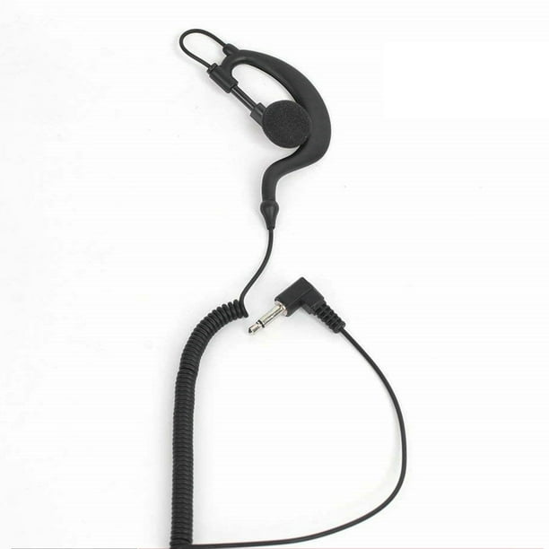 Pristin Headset,Clip Coiled Cable 2.5MM 1 Earpiece Clip Ear Headset Ear ...
