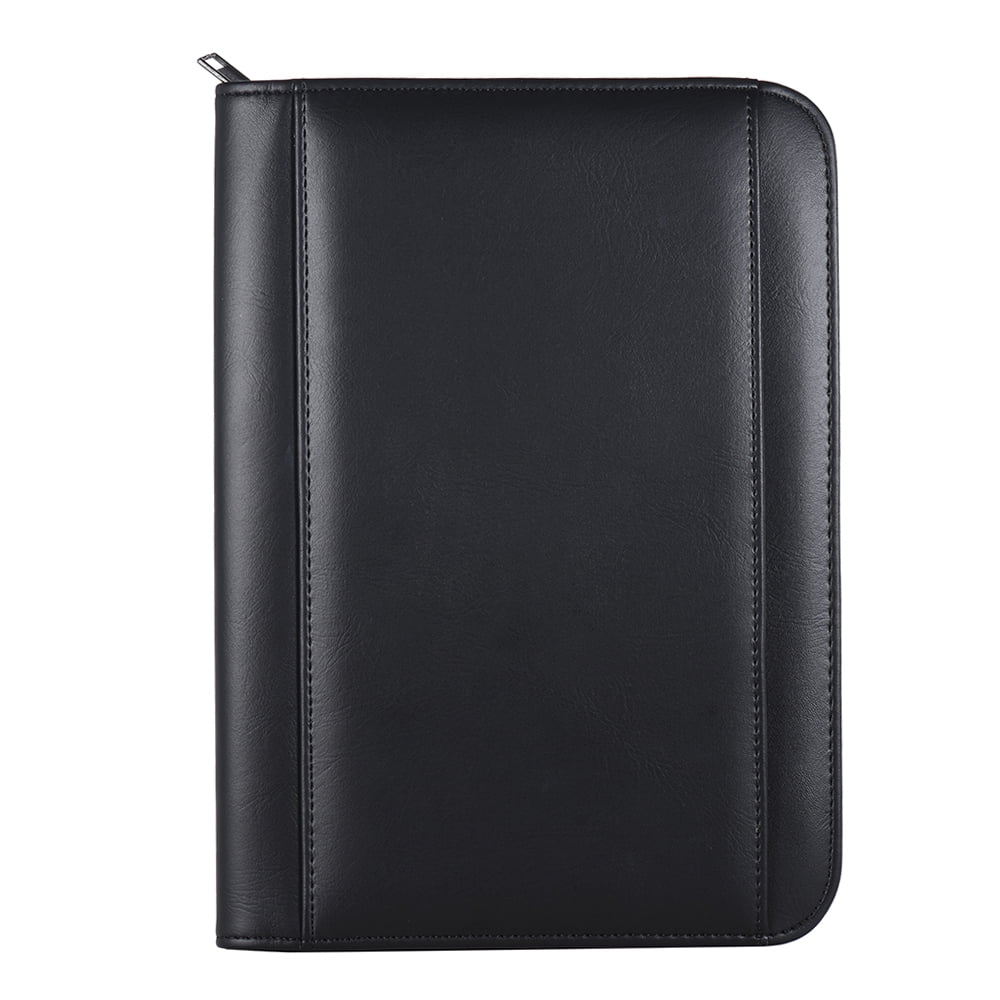 Pristin Portfolio,Pu Leather Zippered A5 Pu Leather Business Document ...