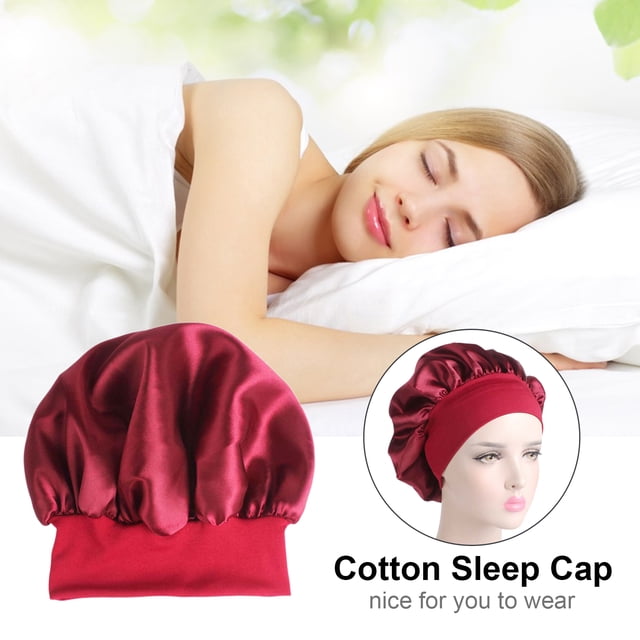 Pristin Sleep Cap,Curly Hair Wrap Hat Women Natural Head BandWide Head ...