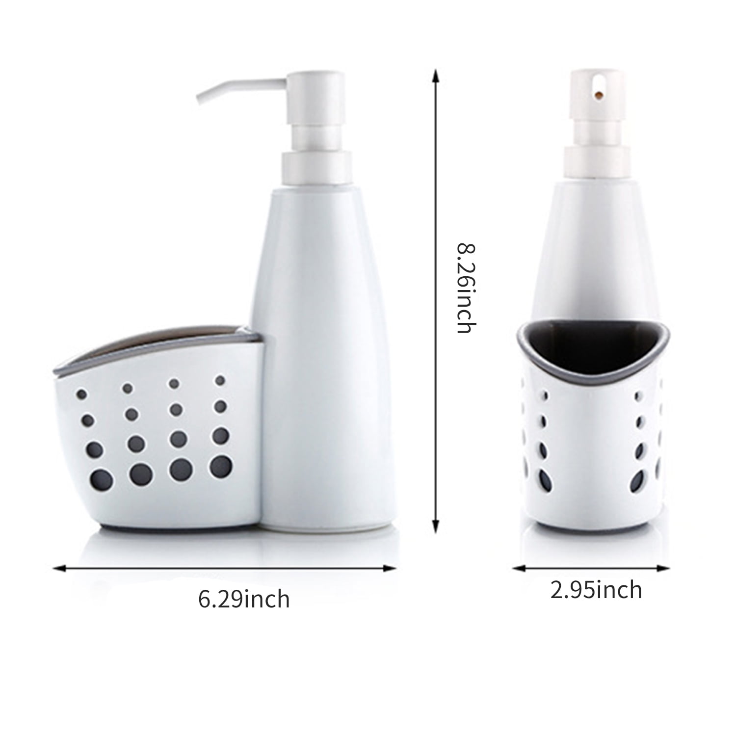 Pristin Soap Dispenser,Bottle Caddy With Sink Countertop Liquid Kitchen ...