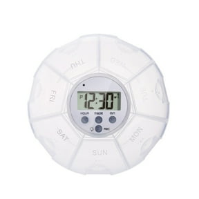 Pillzar Portable Pill Dispenser with Smart Timer Cap, Magnetic, Compact ...