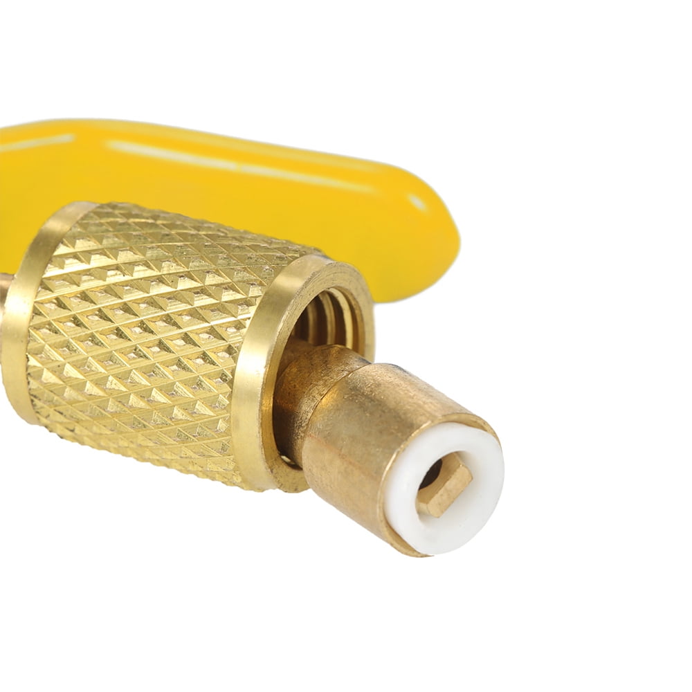 Pristin Valve,1/4 Inch Valves 3pcs Color Coded R410a R134a Shut Air ...