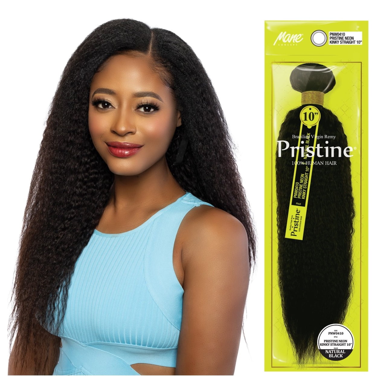Pristine Brazilian Virgin Remy 100% Human Hair Bundle Extension NEON ...