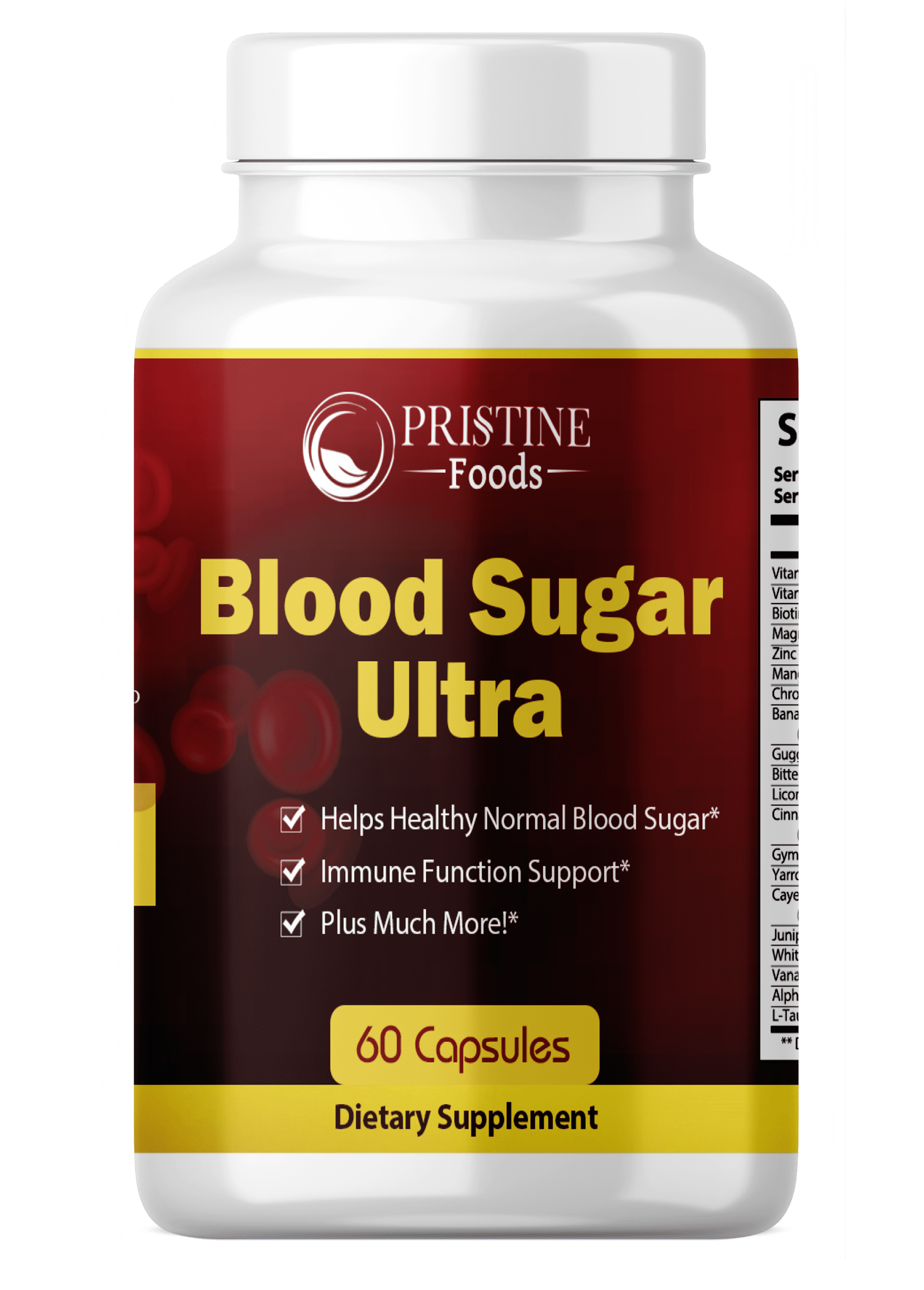 Pristine Food's Diabetic Pills: Lower Blood Sugar Health Supplement ...