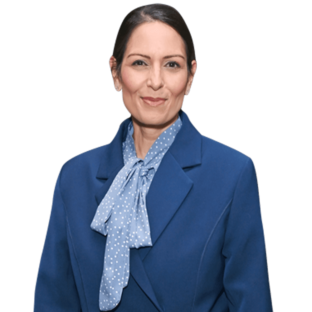 Priti Patel (Blue) Half Body Buddy Cutout - Walmart.com