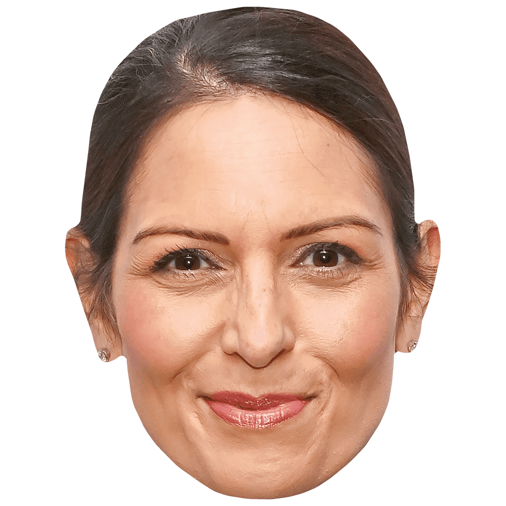 Priti Patel (Smile) Big Head. Larger than life mask. - Walmart.com