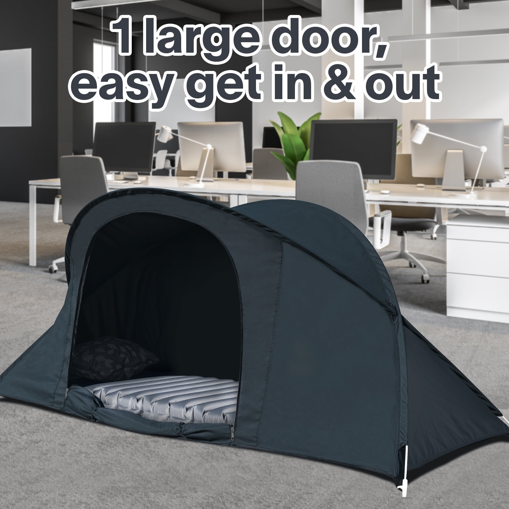 Pop-Up Portable Office Sleeping Tent, Bed Canopy Office Bed Tents, 80% ...