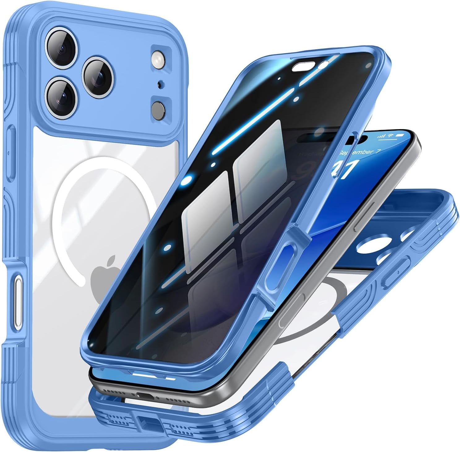 Privacy Case for iPhone 17 Pro Max,Compatible with MagSafe,iPhone 17 ...