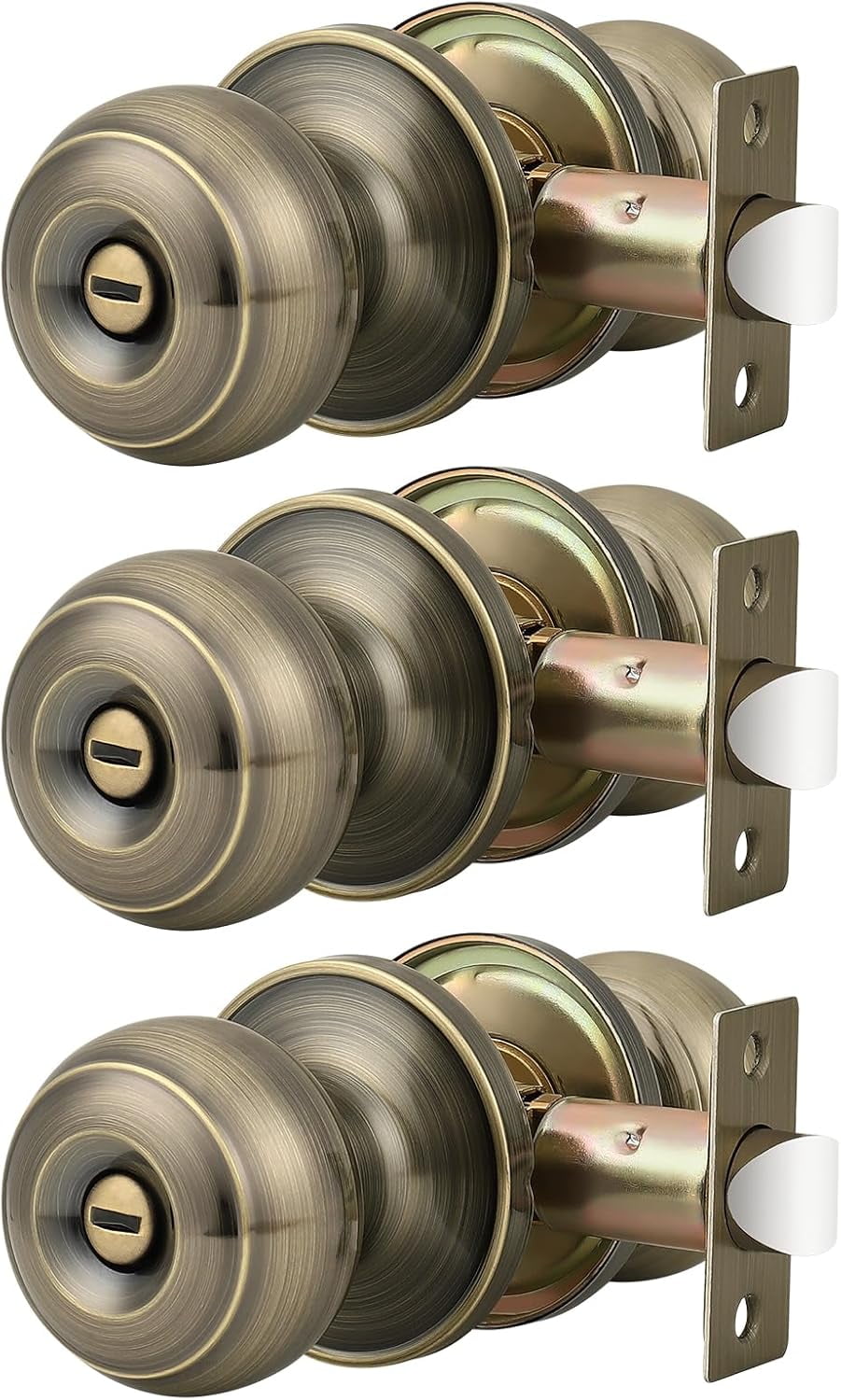 Privacy Door Knobs Lock for Interior Bedroom Bathroom Door Handle in ...