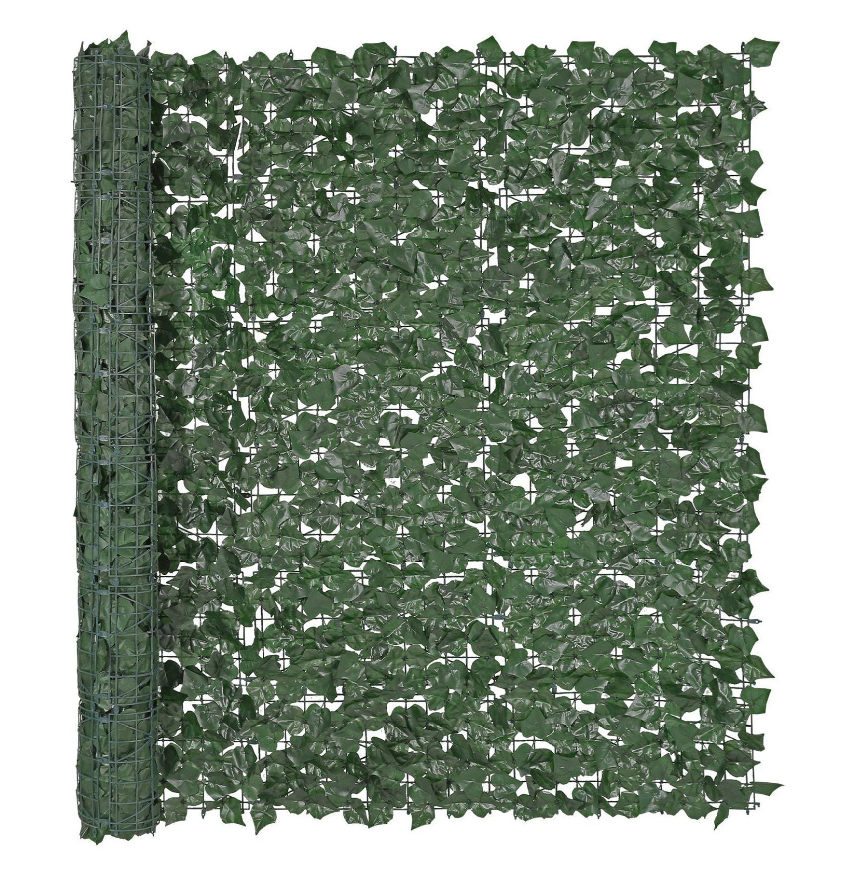 Privacy Fence, 59 x 98 in Artificial Green Wall Screen, Greenery Fence ...