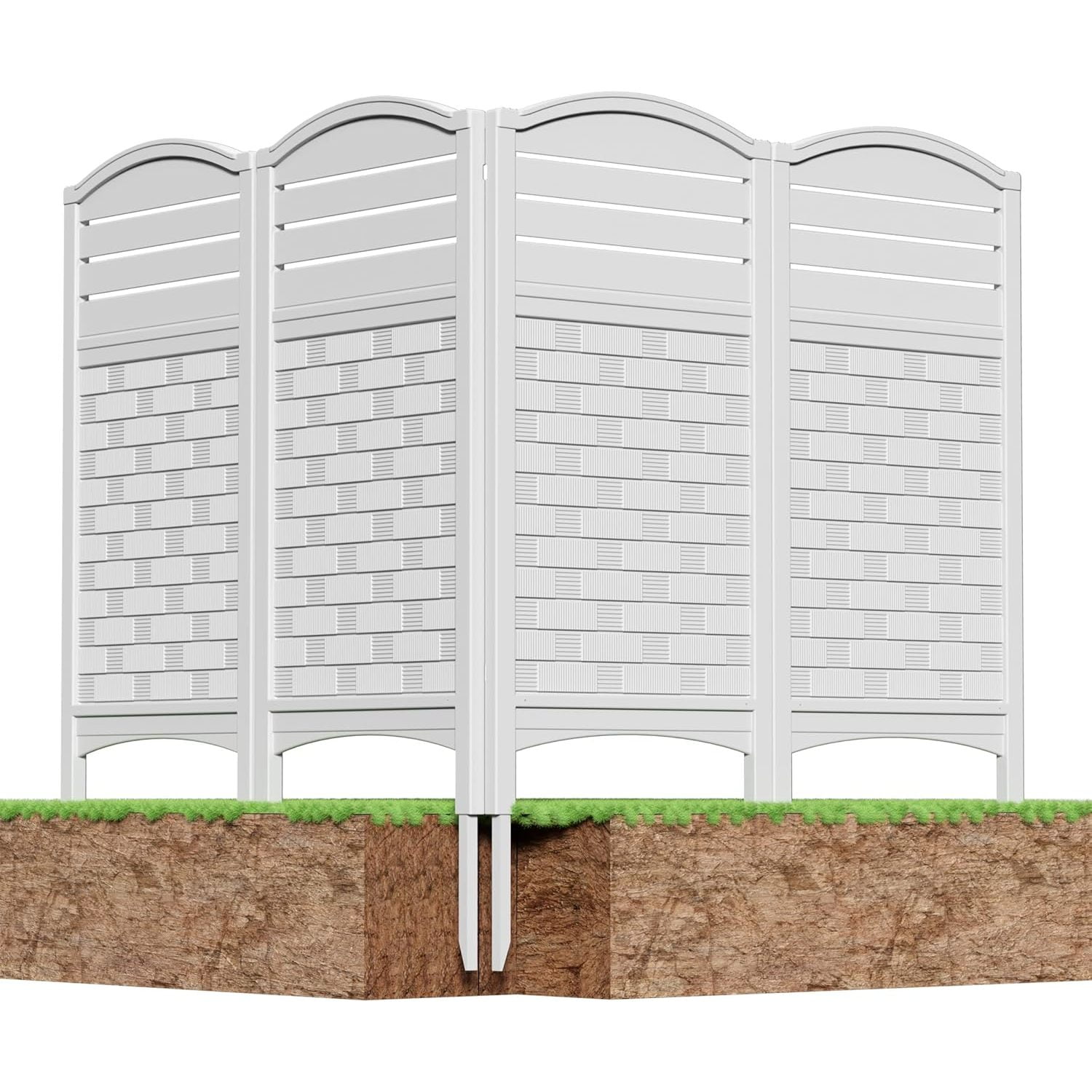 Privacy Fence Panels, Air Conditioner Fence, Garbage Trash Can ...