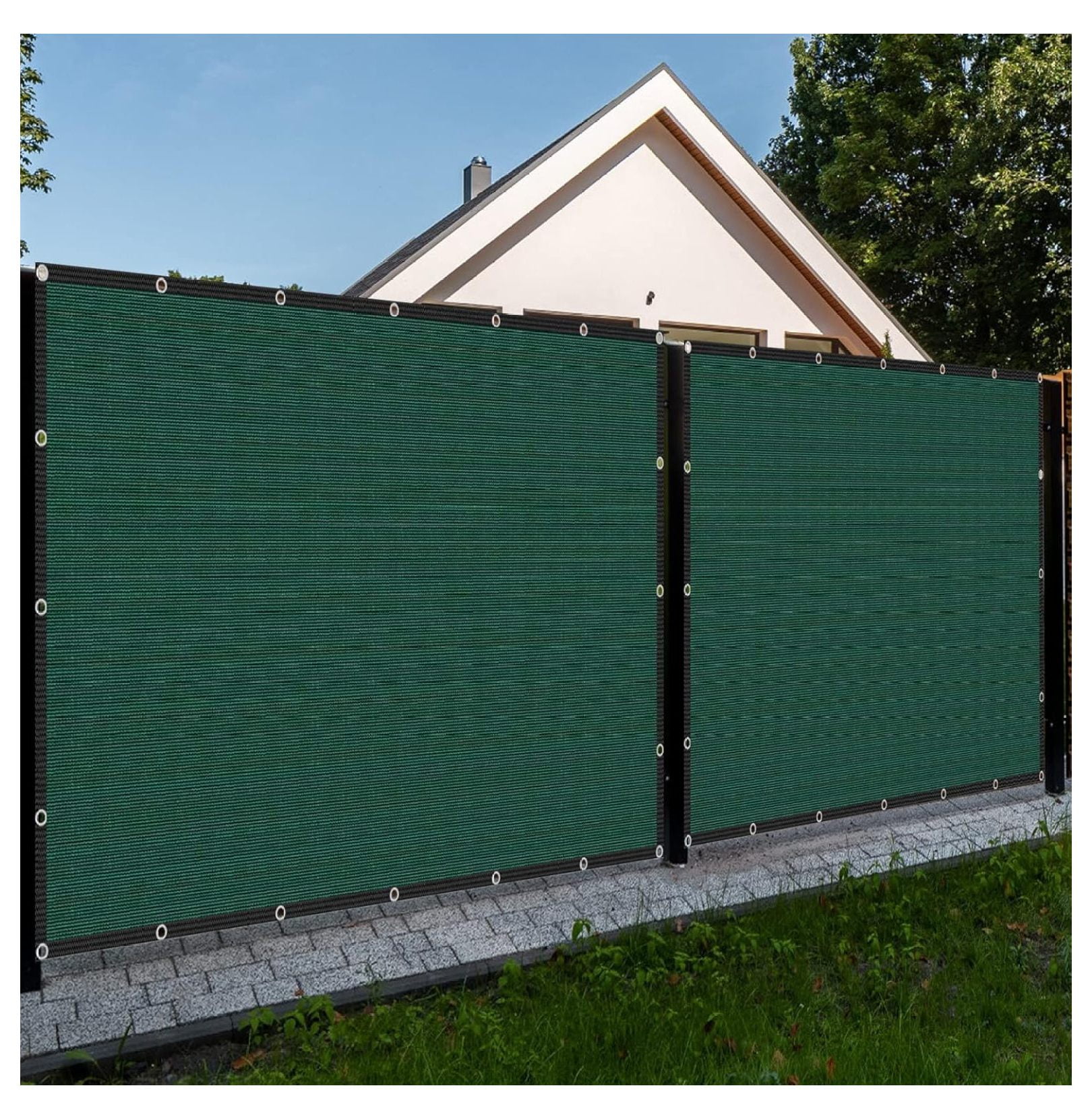 Privacy Fence Screen 3' x 17' Green Heavy Duty Fencing Mesh Shade Net ...