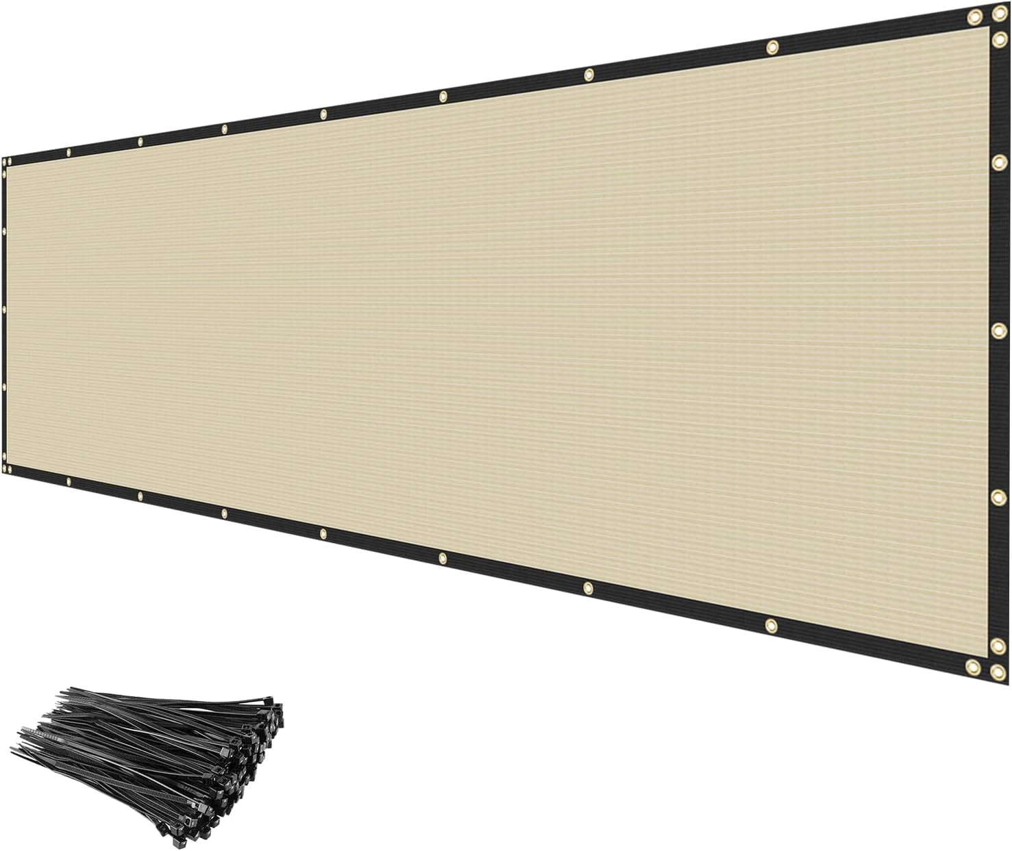 Privacy Fence Screen 4' x 37' Heavy Duty Fencing Cover Mesh Windscreen ...