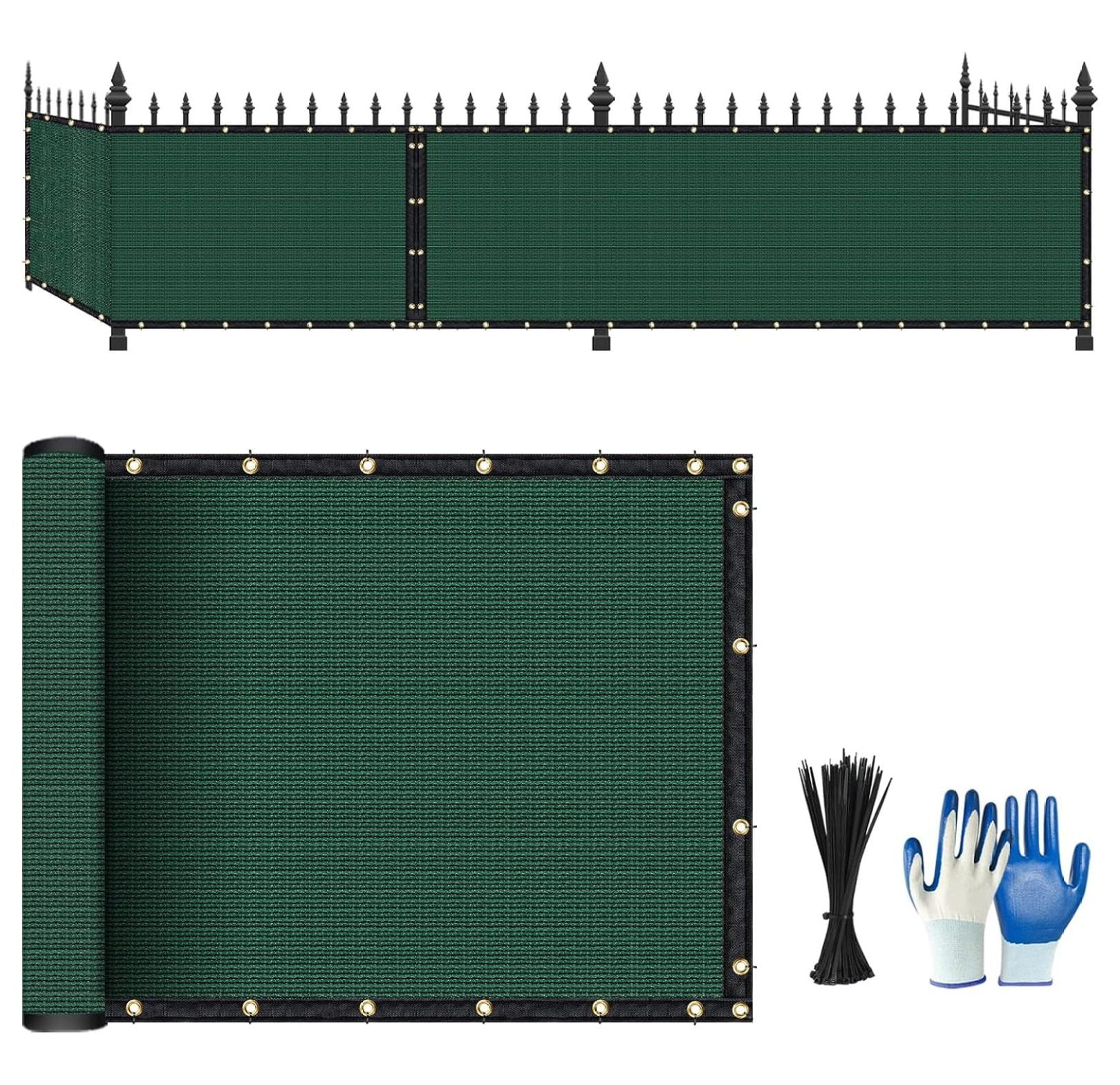 Privacy Fence Screen - 4' x 50' Fence Covering Privacy Screen Outdoor ...
