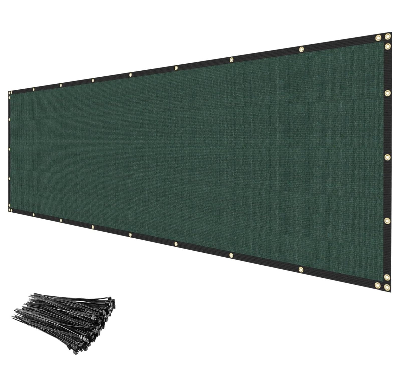 Privacy Fence Screen 5' x 50' Fencing Cover Heavy Duty Mesh Windscreen ...