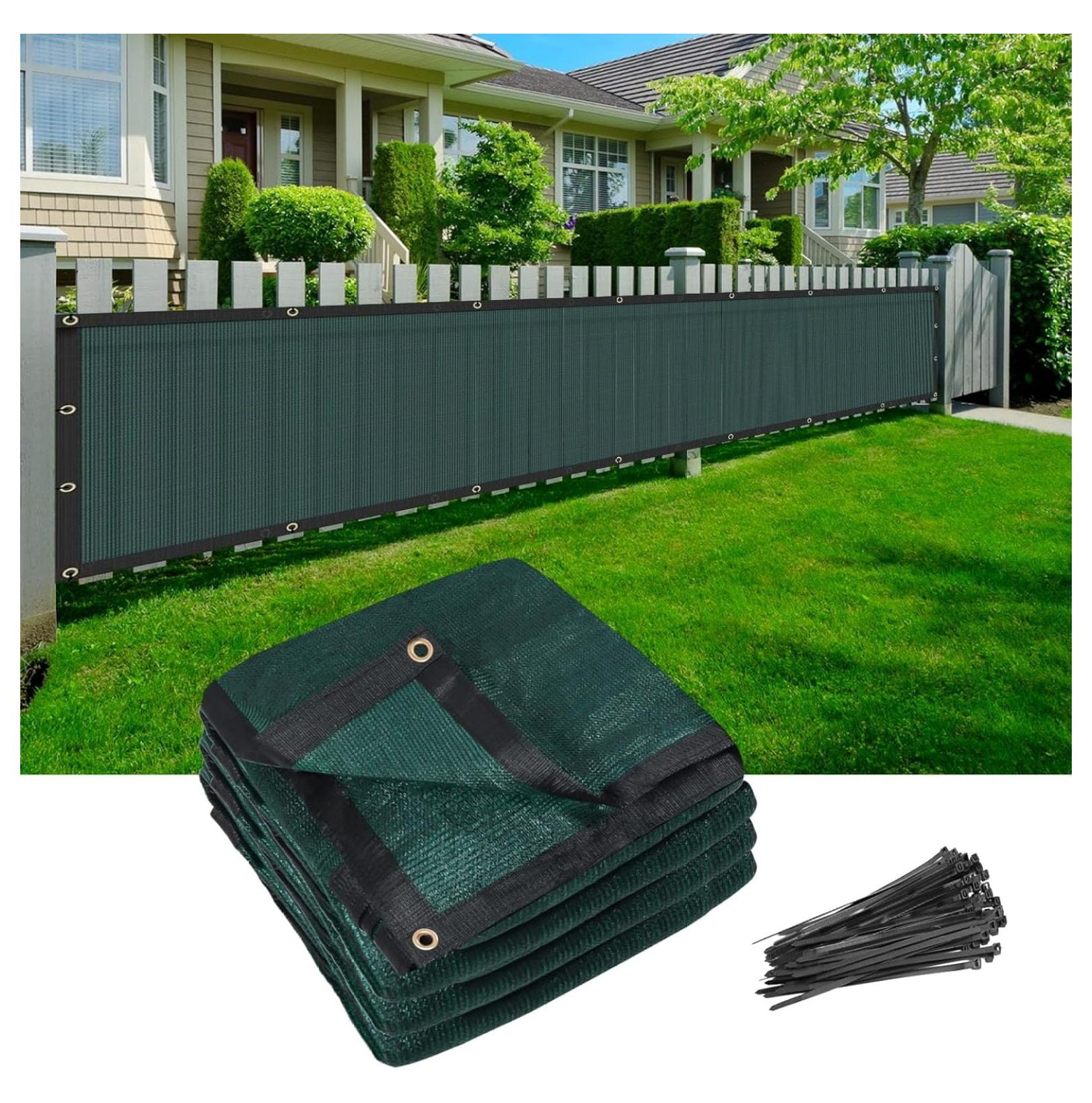 Privacy Fence Screen, 5x91ft Balcony Privacy Screen, Fence Covering ...