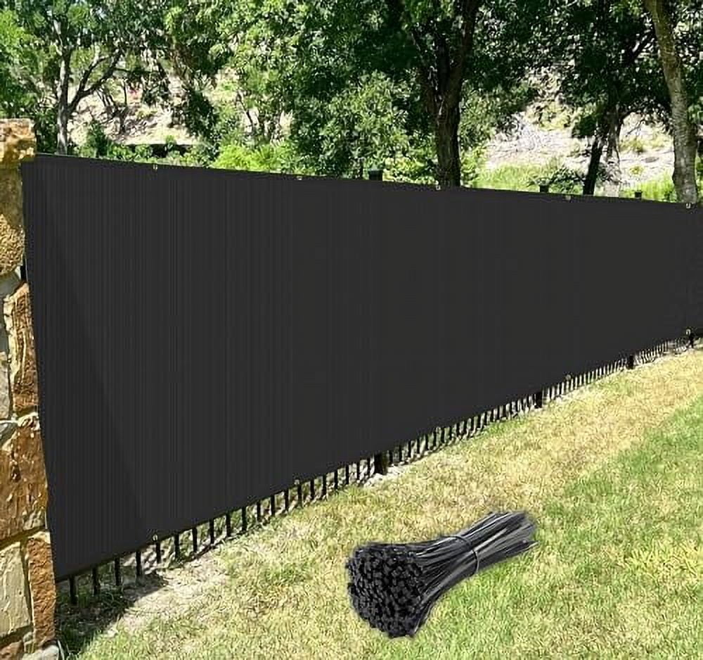 Privacy Fence Screen 6'x20' Heavy Duty Windscreen Fencing Mesh Fabric ...